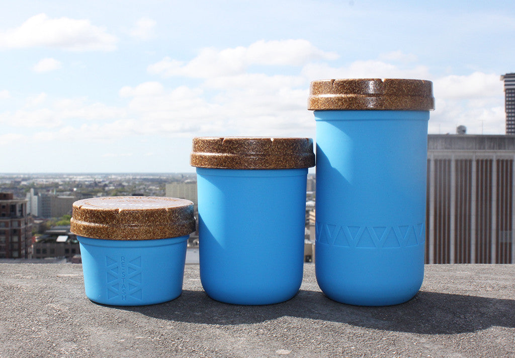 Blue 4oz + 8oz + 12oz Re:stash Jar Gift Set – SnowTree
