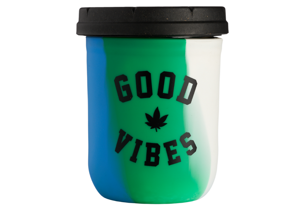 RE:STASH X Good Vibes Rasta Tie-Dye 16oz Jar – SnowTree