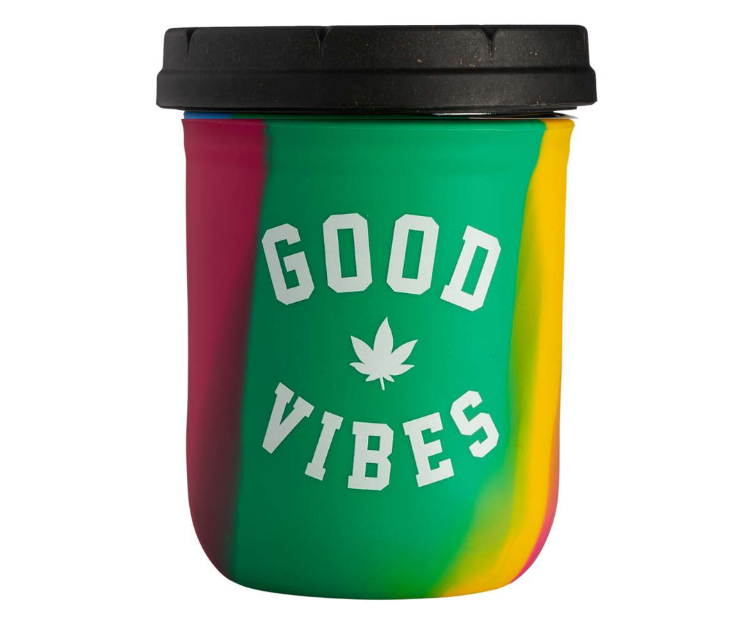 RE:STASH X Good Vibes Rasta Tie-Dye 16oz Jar – SnowTree