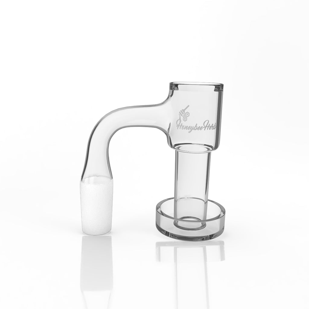 HONEYSUCKLE BEVEL QUARTZ BANGER - 90° DEGREE | BL – SnowTree