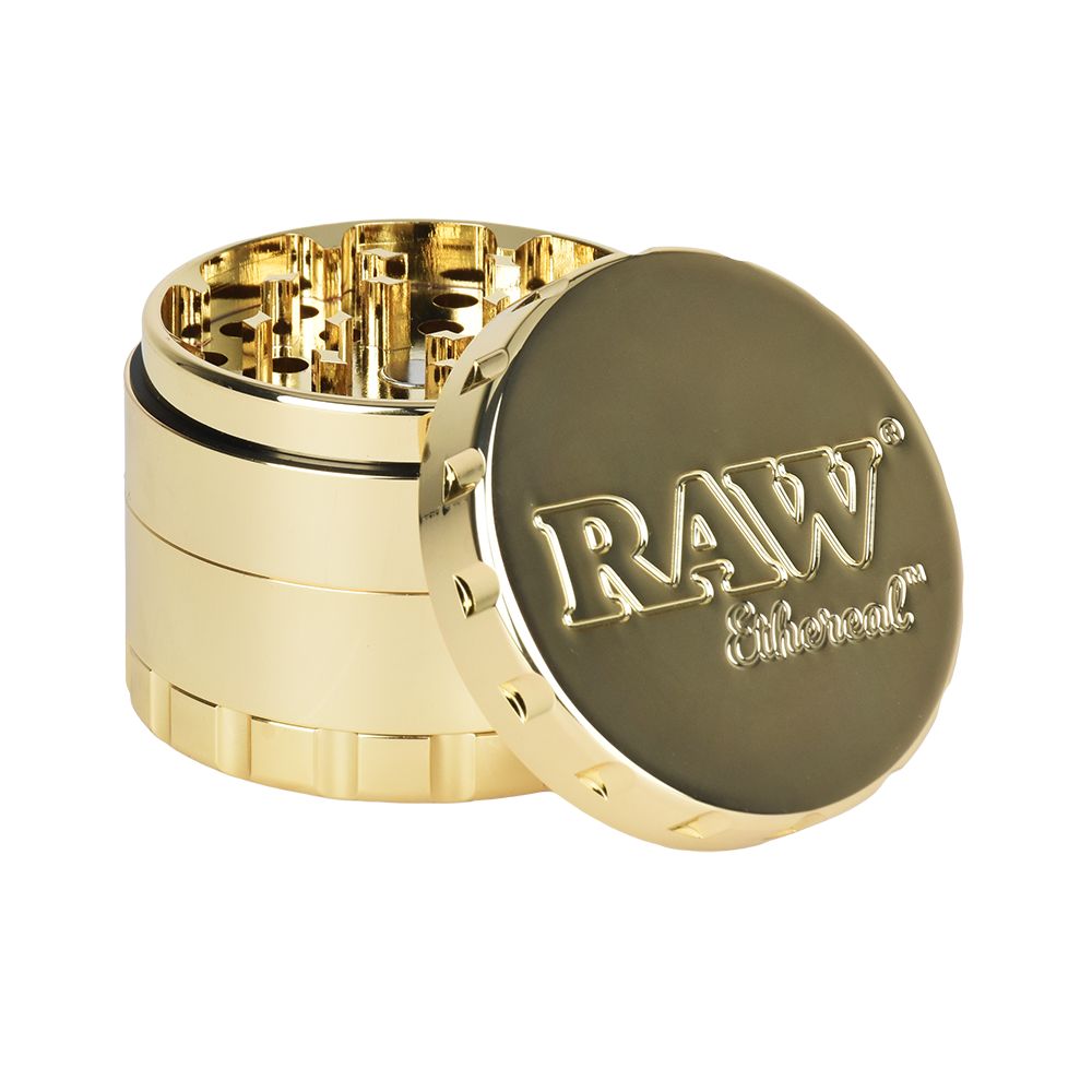 RAW Ethereal Gold-Plated Stainless Steel Grinder (4 Piece) – SnowTree