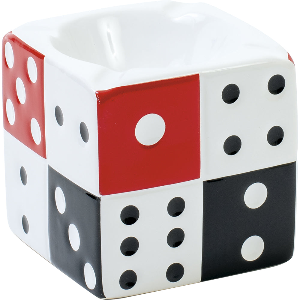 Dice Cube Ceramic AshTray – SnowTree