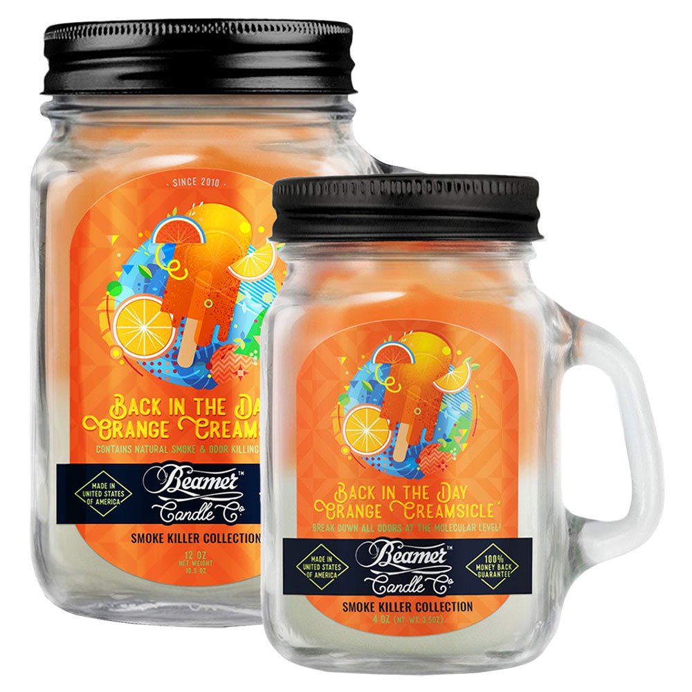 Beamer Candle Co. Mason Jar Candle | Back In The Day Orange Creamsicle ...