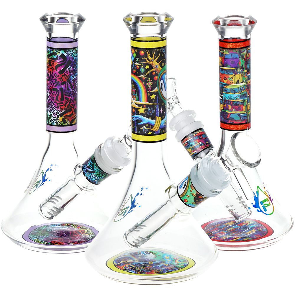 Pulsar Design Series Flared Beaker Glass Water Pipe | 6.75" | 14mm F ...